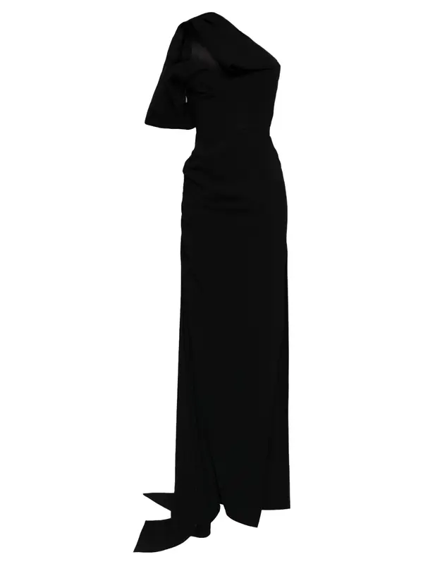 Maticevski One-shoulder Maxi Dress - Black
