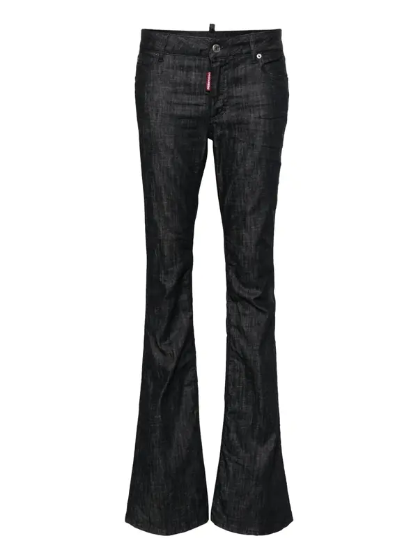 Dsquared2 Mid-rise Flared Jeans - Black
