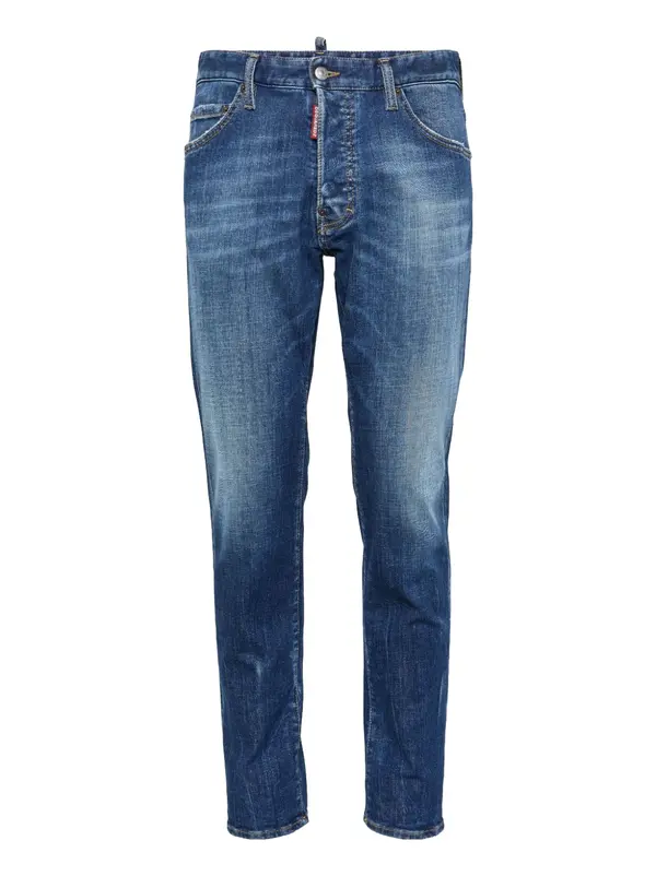 Dsquared2 Mid-rise Skinny Jeans - Blue