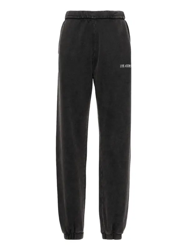 Attico Penny Mid-rise Track Pants - Black