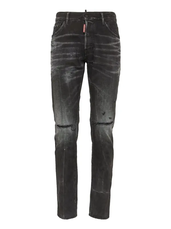 Dsquared2 Distressed Skinny Jeans - Black