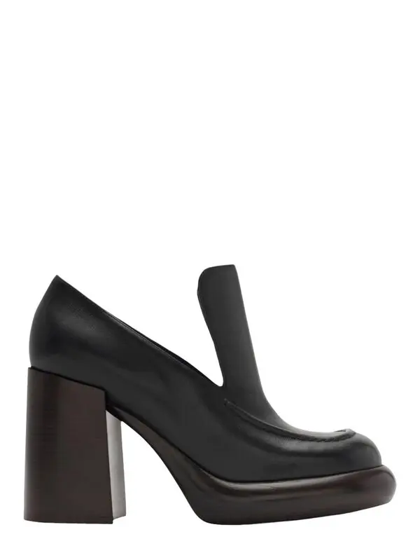 Burberry 120mm Leather Pumps - Black