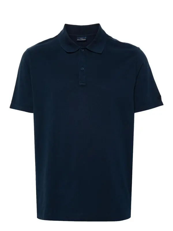 Paul & Shark Piqué-weave Polo Shirt - Blue