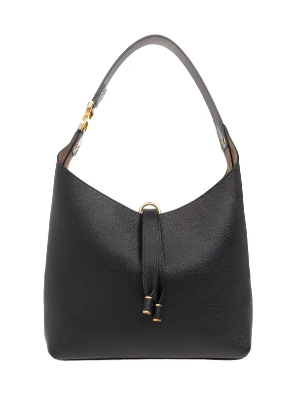 Chloé Small Marcie Leather Tote Bag - Black
