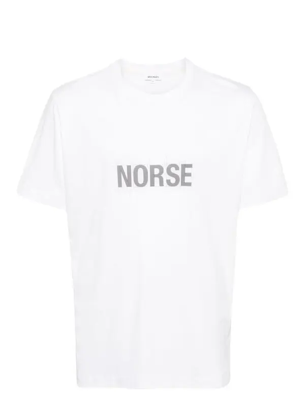 Norse Projects Logo-print Cotton T-shirt - White
