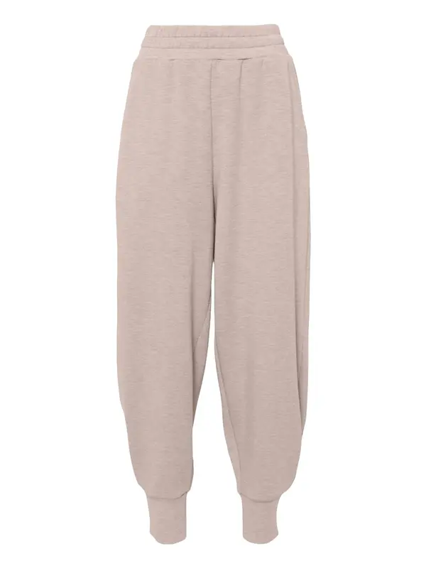 Varley Mélange-effect Tapered Trousers - Neutrals