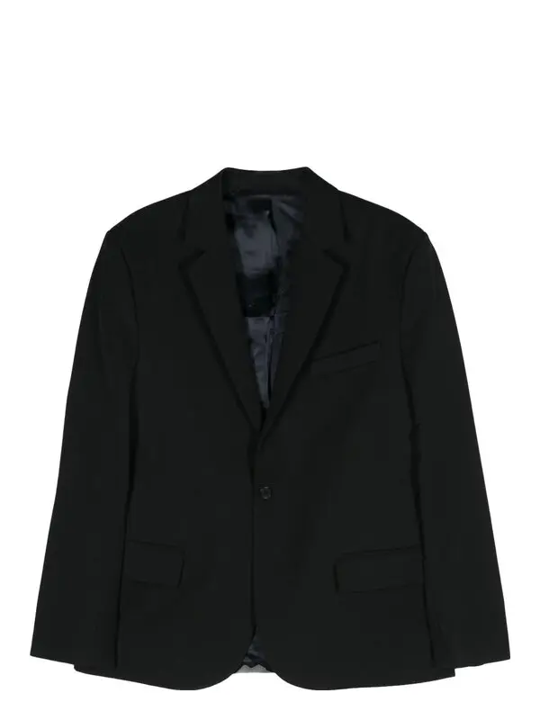 BOTTER Single-breasted Wool Blazer - Black