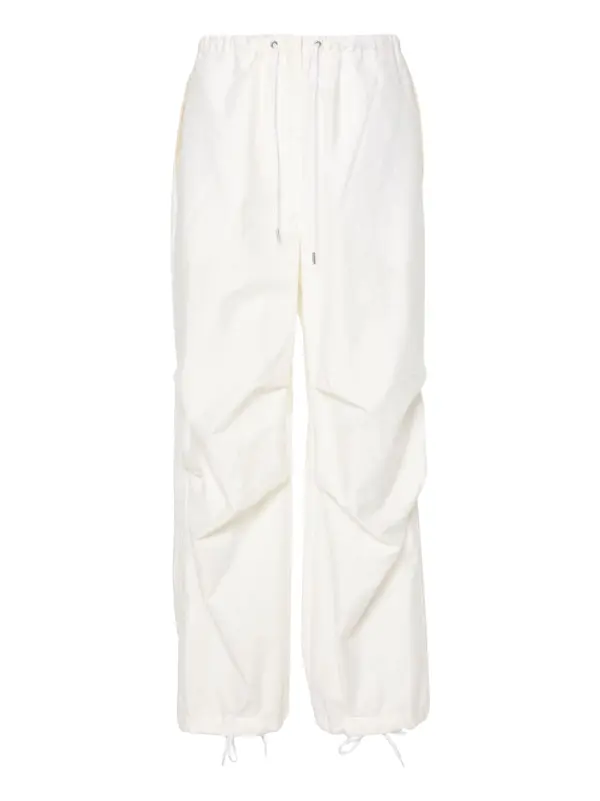 Acne Studios Drawstring Wide-leg Trousers - White