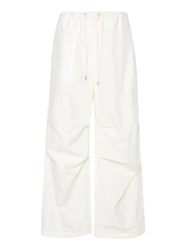 Acne Studios Drawstring Wide-leg Trousers - White