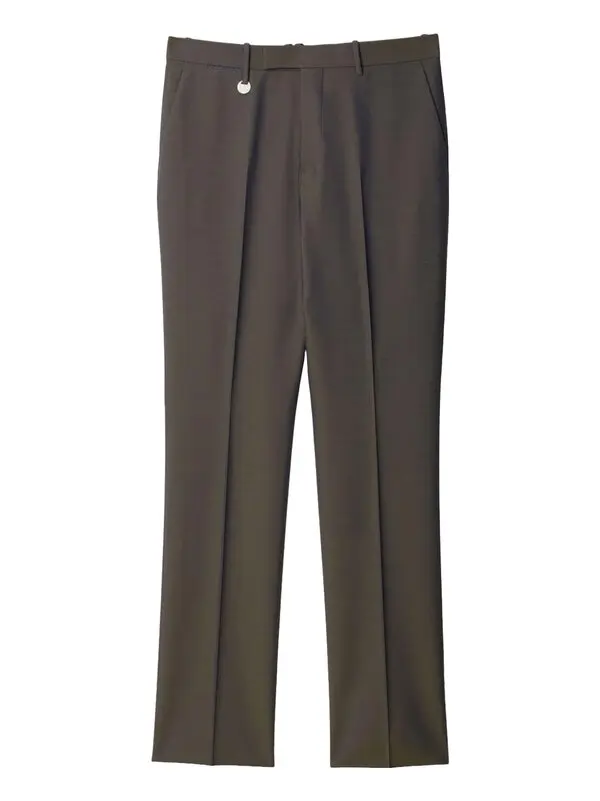 Burberry Wool Tailored Trousers - Brown