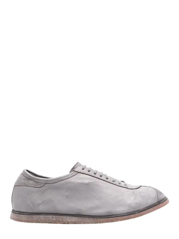 Guidi Lace-up Leather Sneakers - Grey