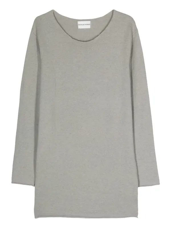 WON HUNDRED Long-sleeve Jumper - Grey