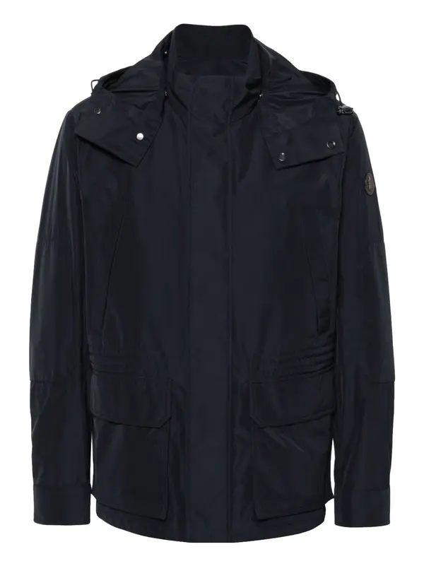 Moncler Aquaflect Light Water-repellent Hooded Jacket - Blue