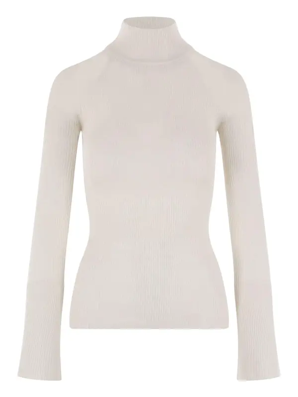 SA SU PHI Ribbed-knit Jumper - White