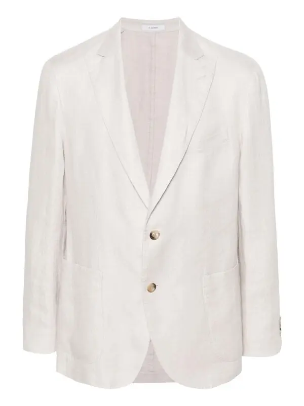 Boglioli K Interlock-twill Suit Jacket - Neutrals