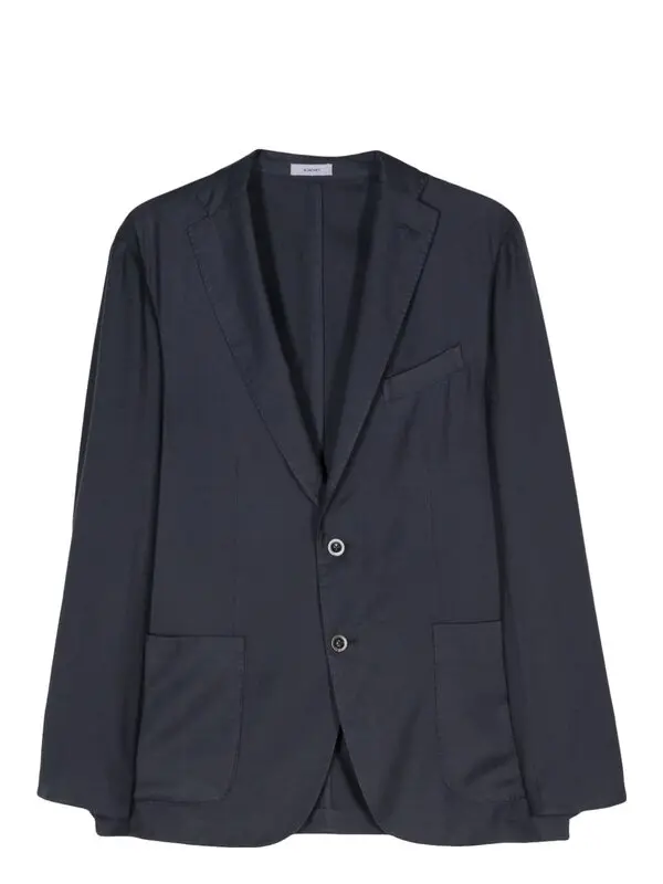 Boglioli Single-breasted Blazer - Blue