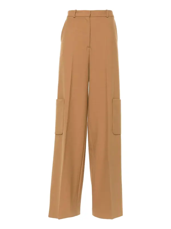 Viktor & Rolf Cargo-pockets Wide-leg Trousers - Brown