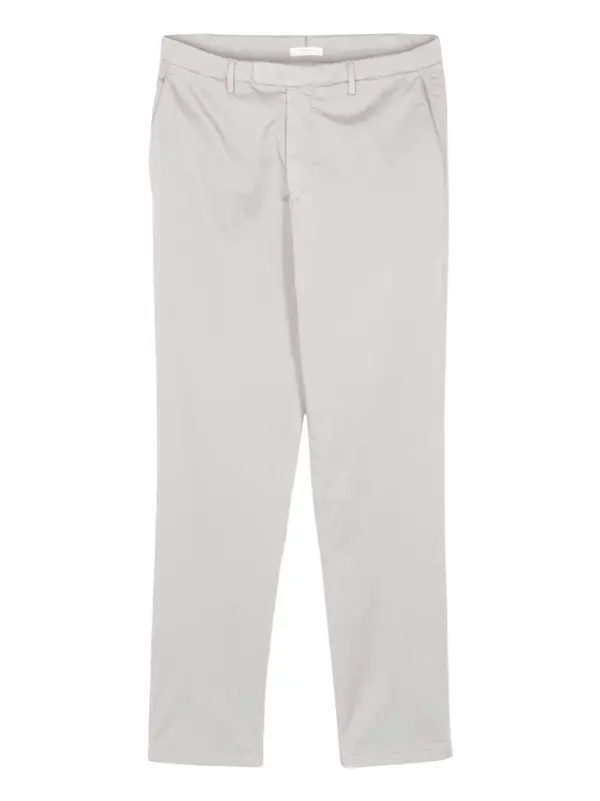 Boglioli Pressed-crease Straight-leg Trousers - Grey