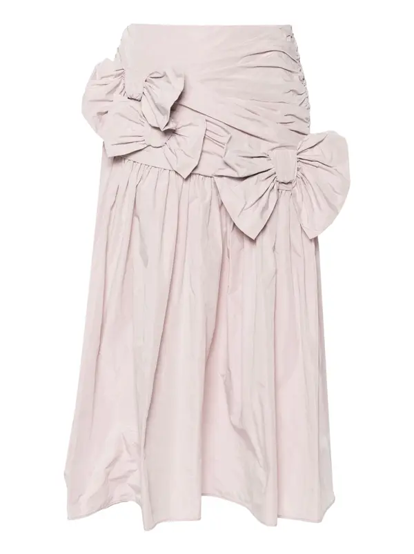 Viktor & Rolf Bow-detail Draped Skirt - Pink