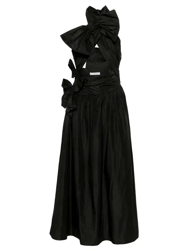 Viktor & Rolf Bow-detail Maxi Dress - Black