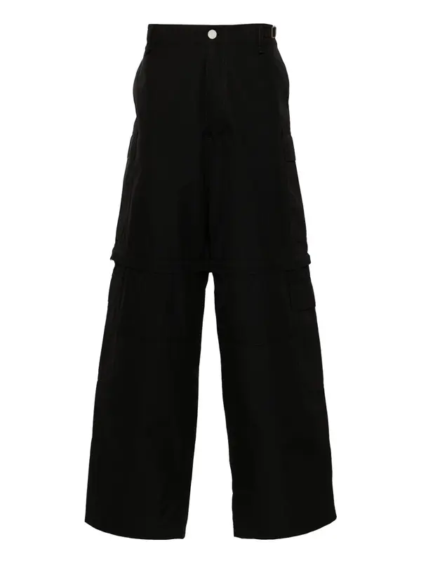 VTMNTS Loose-cut Cargo Pants - Black