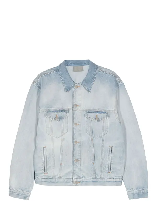VTMNTS Logo-embroidered Denim Jacket - Blue