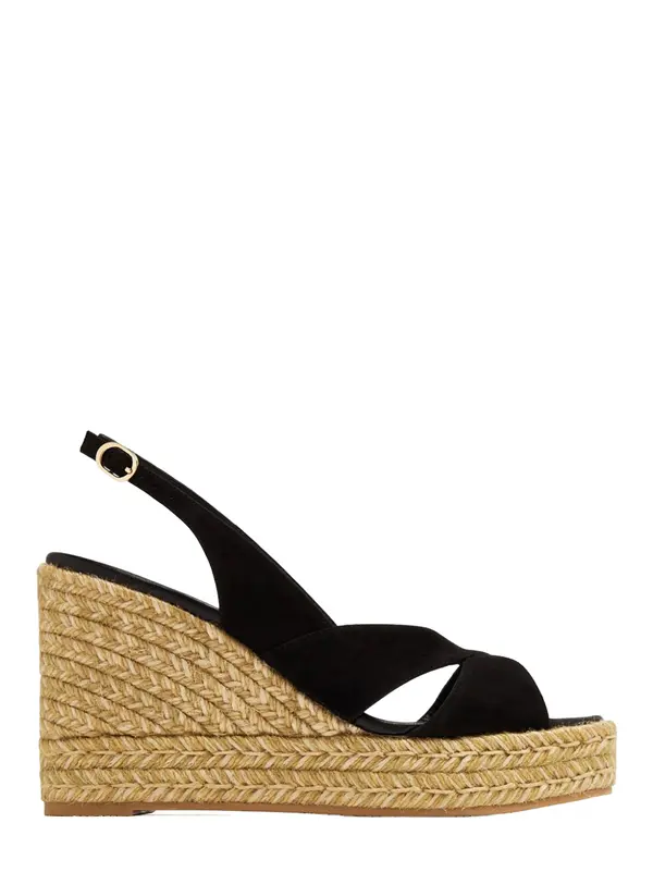 STUART WEITZMAN Mirela 80mm Wedge Espadrilles - Black