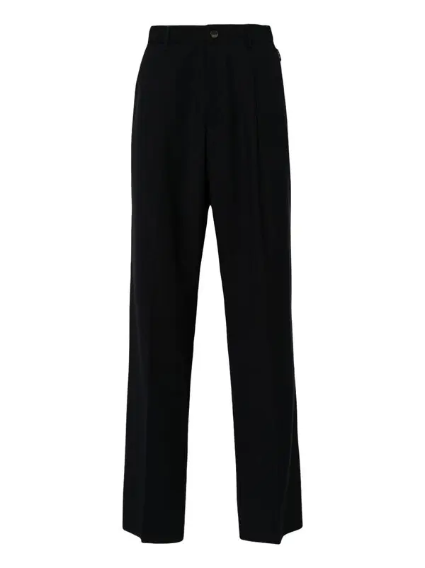 HEVO Elasticated-waist Tailored Trousers - Blue