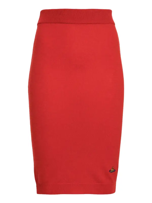 VIVIENNE WESTWOOD Bea Knitted Skirt - Red