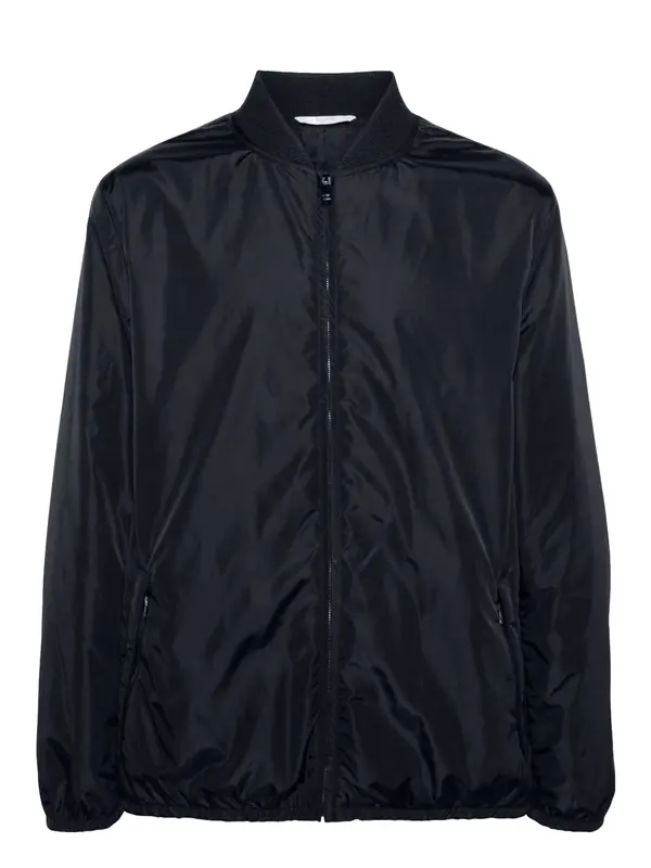 Valentino Garavani Zip-up Padded Bomber Jacket - Blue