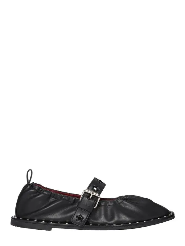 Stella McCartney Falabella Studded Ballerinas - Black