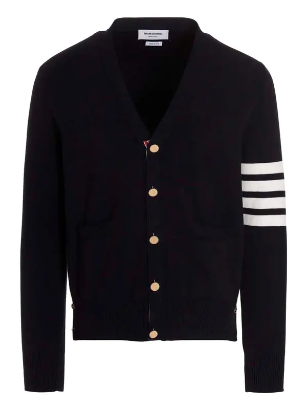 Thom Browne 4-bar Cardigan - Blue