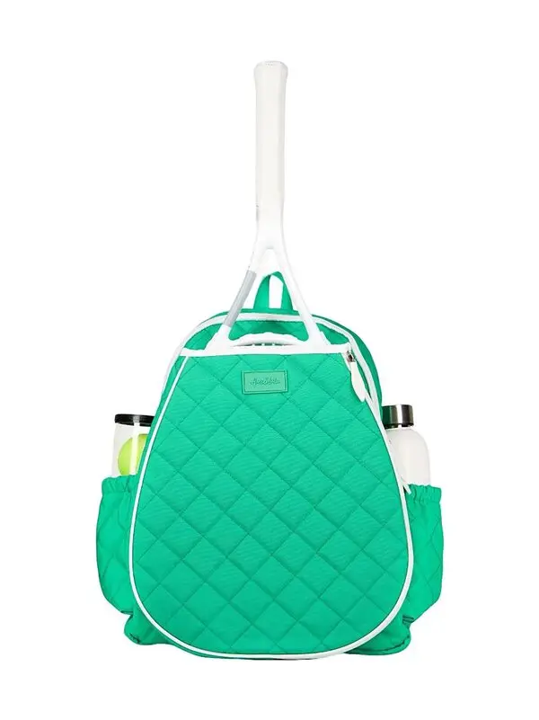 AME & LULU Game On Tennis Quilted Backpack - Green