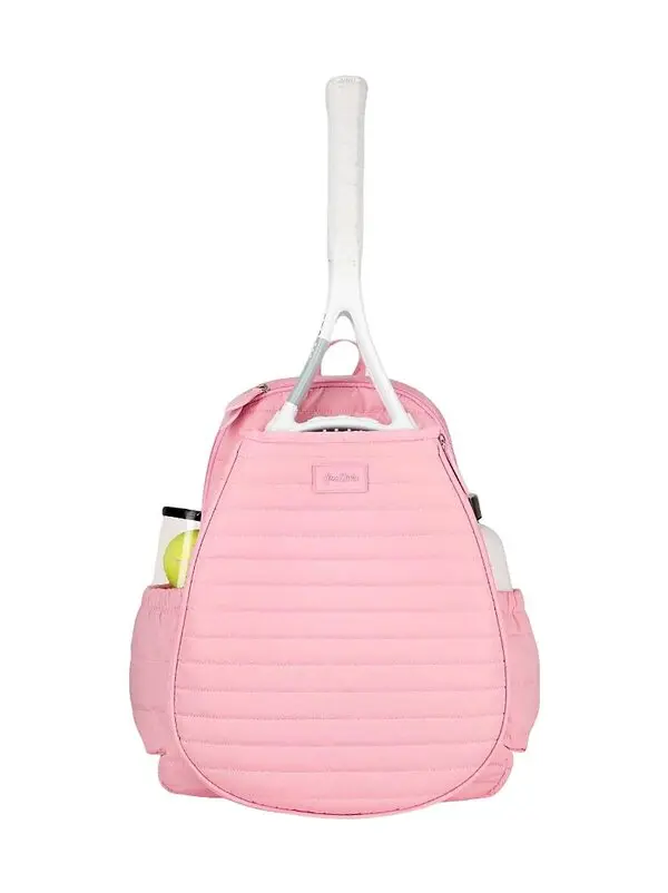 AME & LULU Game On Tennis Quilted Backpack - Light Pink Puffer