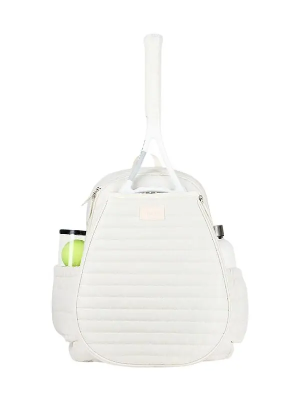 AME & LULU Game On Tennis Quilted Backpack - Winter White