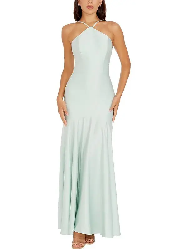 Dress The Population Justine Maxi Gown - Mint