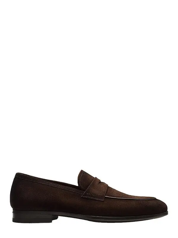Magnanni Malcolm Suede Loafers - Midbrown