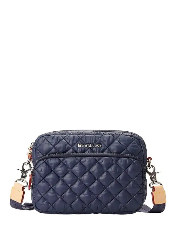 Mz Wallace Small Quilted Camera Bag - Dawn/silver
