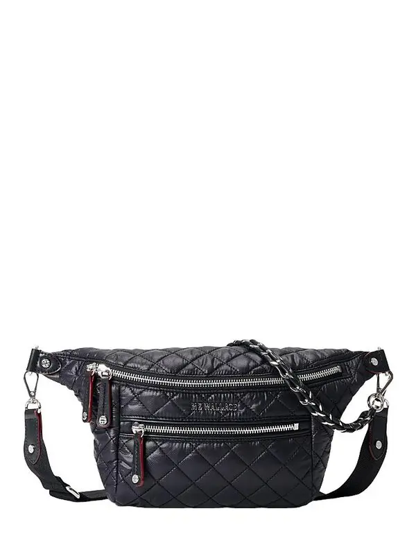 Mz Wallace Small Crosby Sling Bag - Black/light Gold