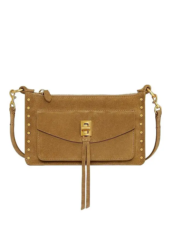 Rebecca Minkoff Darren Mini Leather Crossbody - Honey