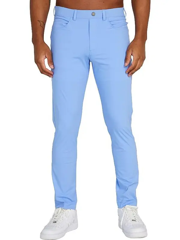 REDVANLY Kent Pull-on Trousers - Blue