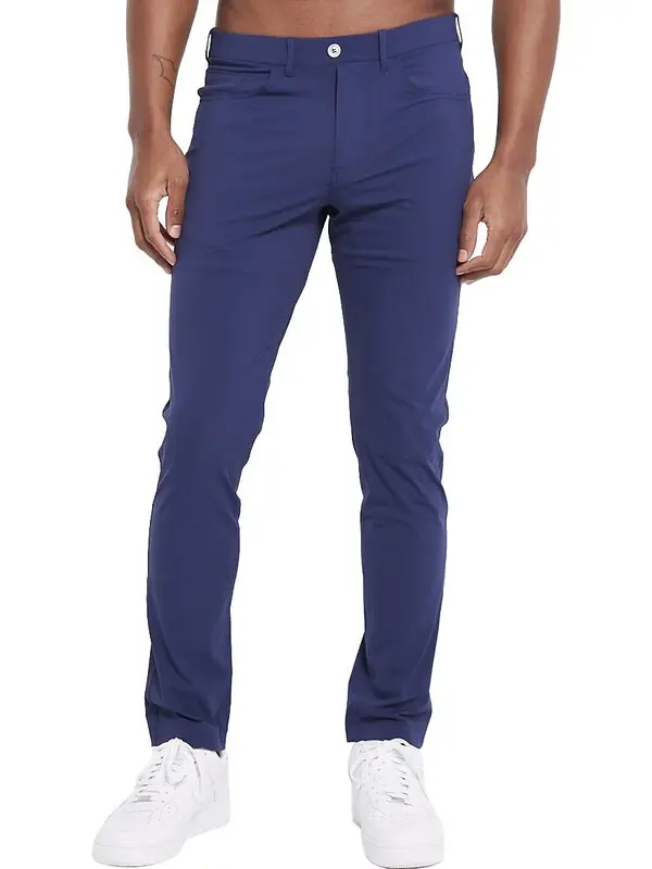 REDVANLY Kent Pull-on Trousers - Navy