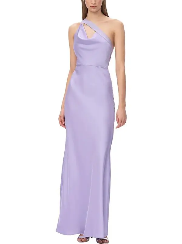 Herve Leger Vivian Satin Gown - Wisteria