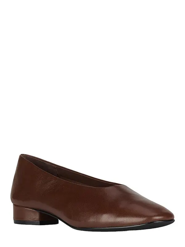 Jeffrey Campbell Trustee Leather Flats - Espresso