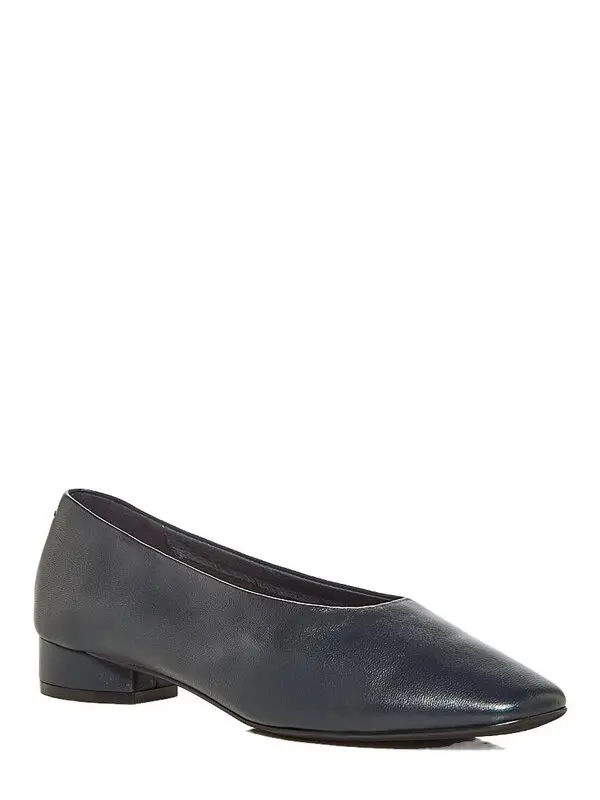 Jeffrey Campbell Trustee Round Toe Flats - Navy