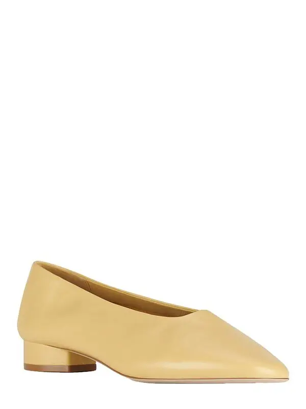Jeffrey Campbell Trustee Leather Flats - Yellow