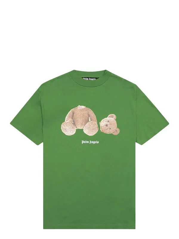 Palm Angels Bear Classic Tee /brown - Green