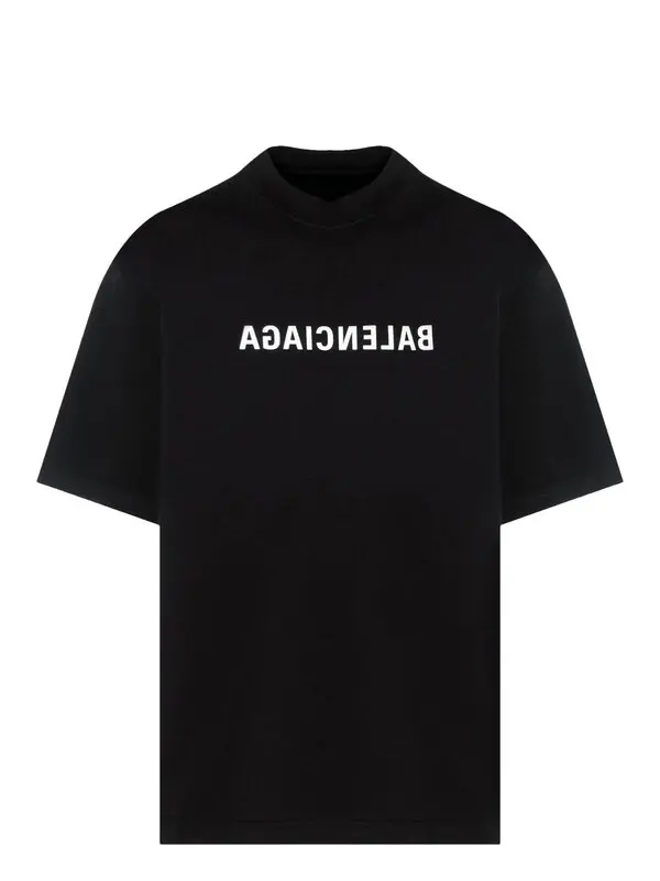 Balenciaga Medium Fit T-shirt - Black