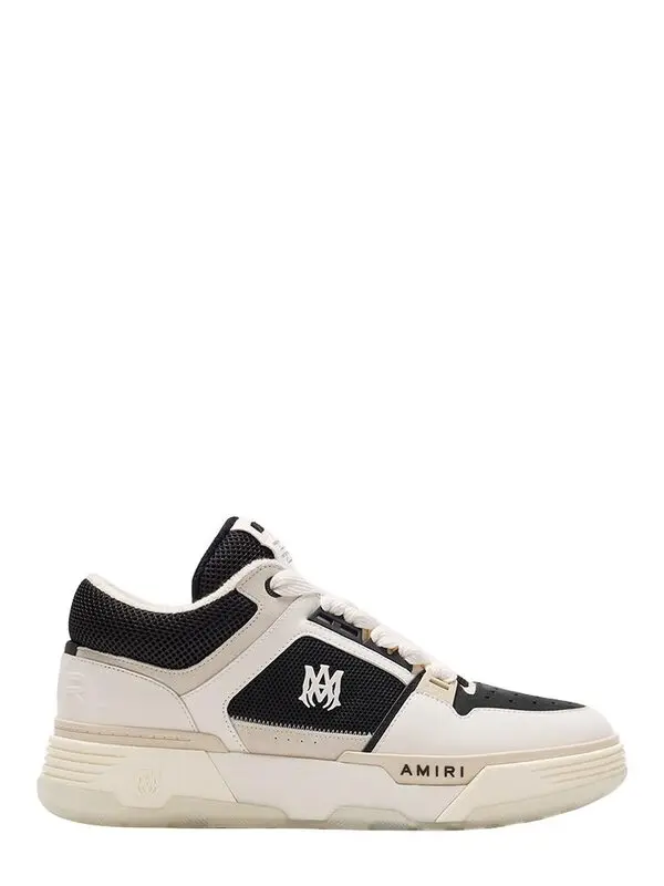 Amiri Ma-1 Leather & Mesh Low-top Sneakers - Black White