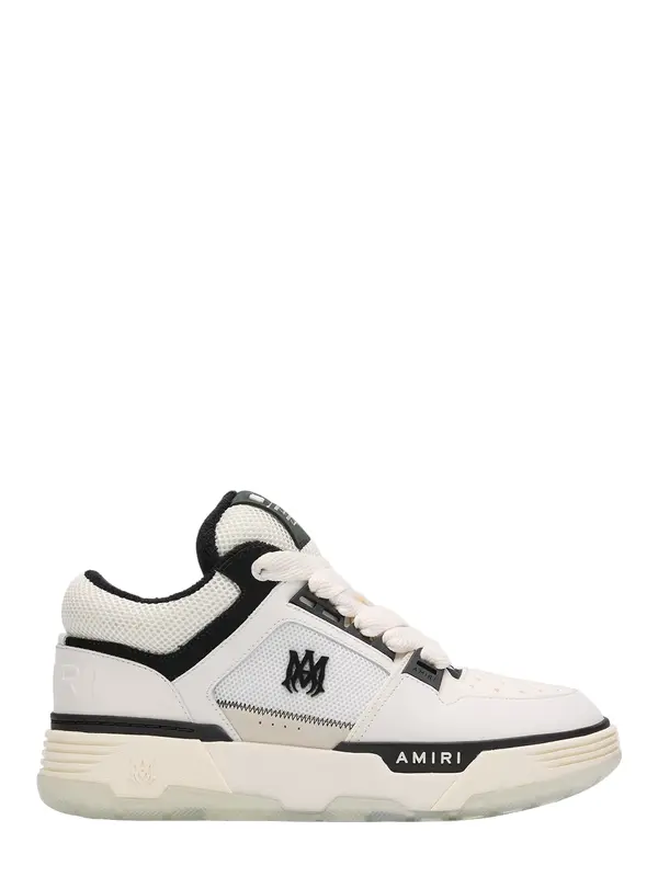 Amiri Ma-1 Leather & Mesh Low-top Sneakers - White Black